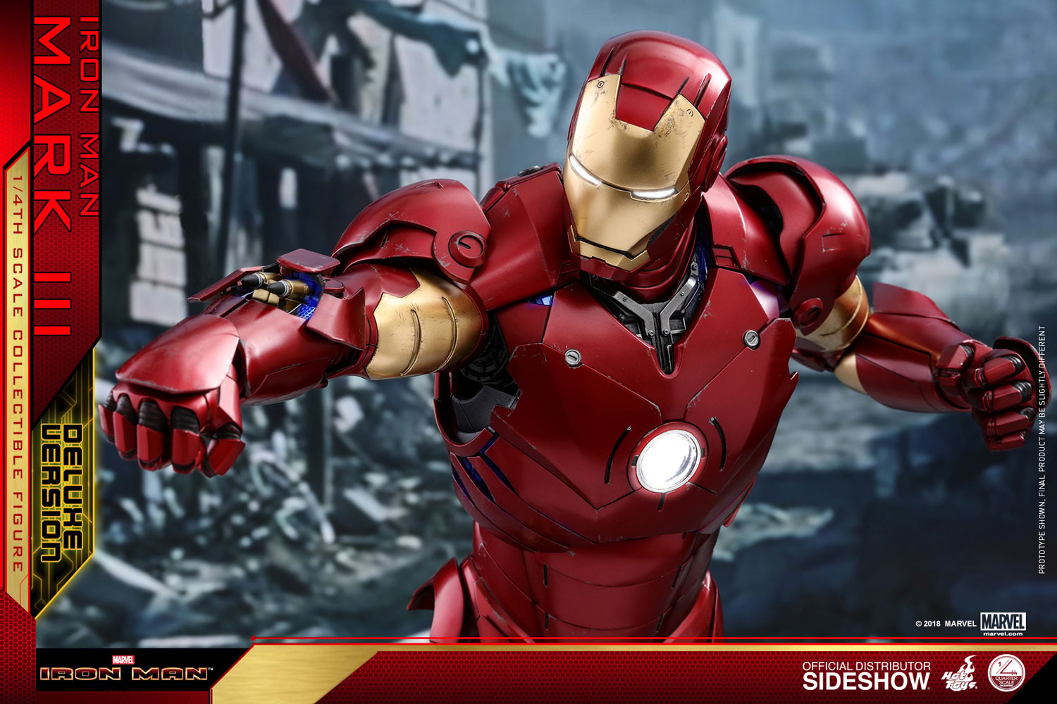 Marvel Iron Man Mark III Quarter Scale Figure by Hot Toys | Sideshow ...