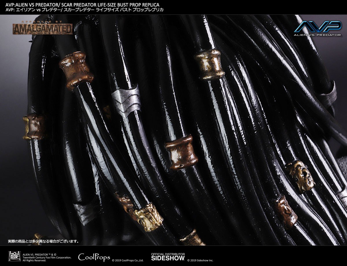 Alien VS Predator Scar Predator Life-Size Bust by CoolProps | Sideshow ...
