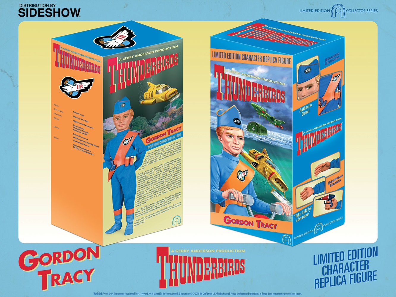 Thunderbirds Gordon Tracy Sixth Scale Figure by BIG Chief St | Sideshow ...