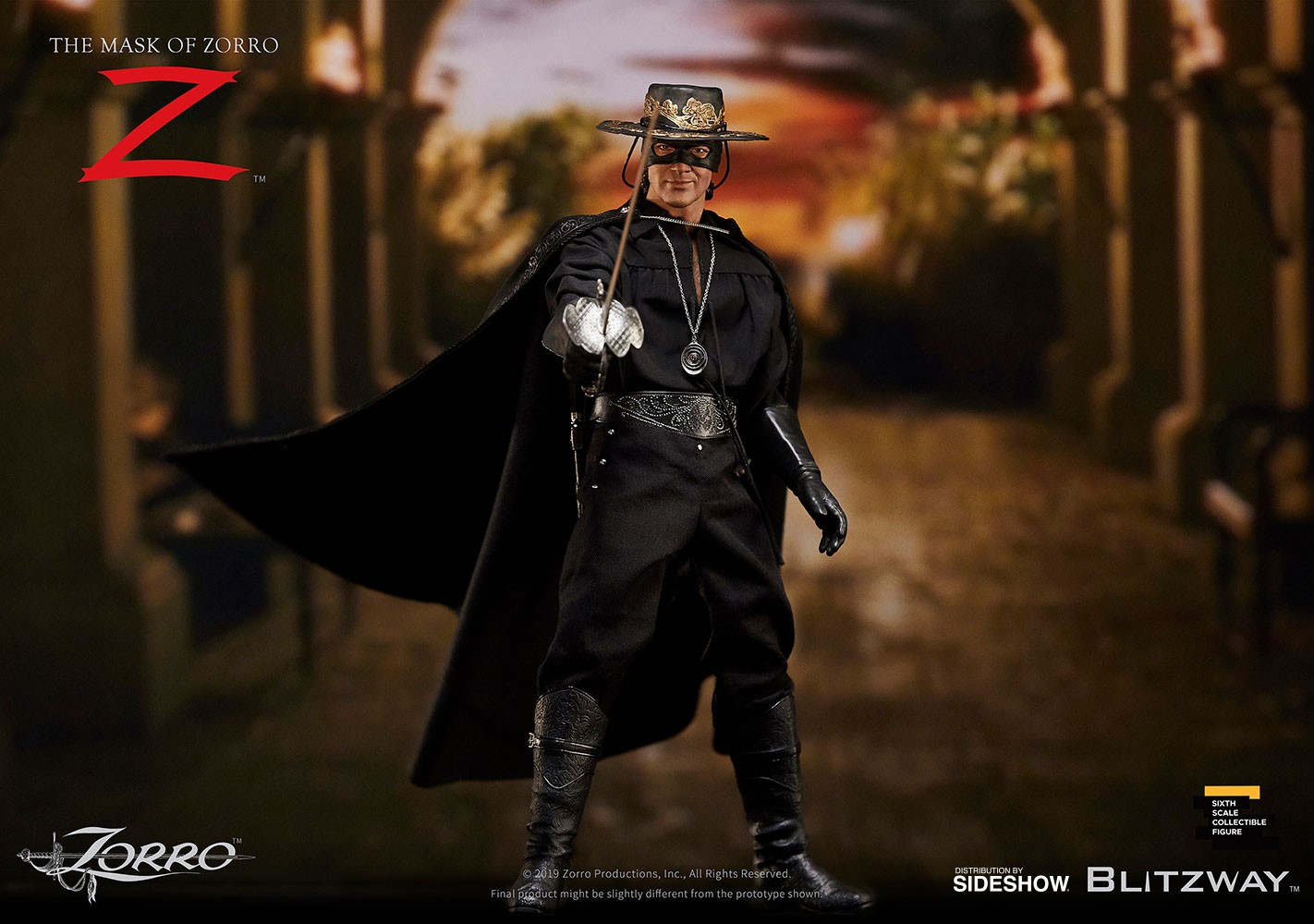 The Mask of Zorro Sixth Scale Figure by Blitzway | Sideshow Collectibles