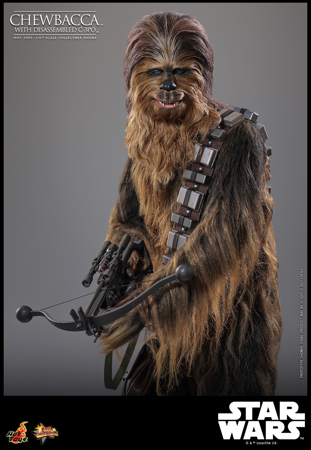 Chewbacca™ with Disassembled C-3PO™ Sixth Scale Figure by Hot Toys ...