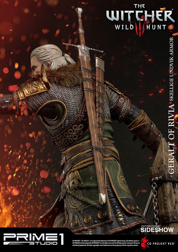 The Witcher 3: Wild Hunt Geralt of Rivia Skellige Undvik Arm | Sideshow ...