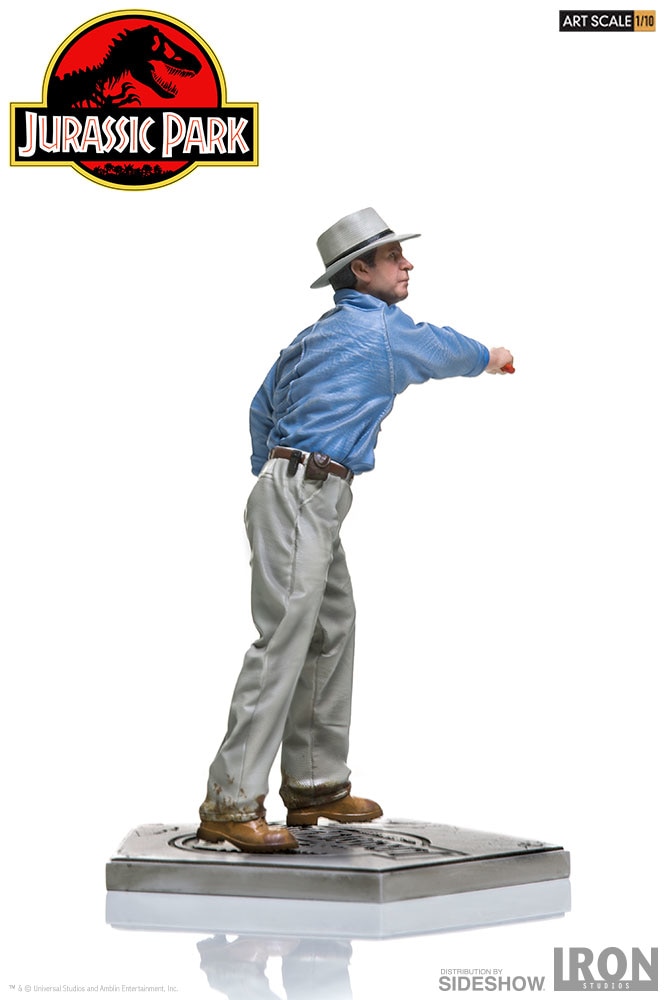 Jurassic Park Alan Grant Statue by Iron Studios | Sideshow Collectibles