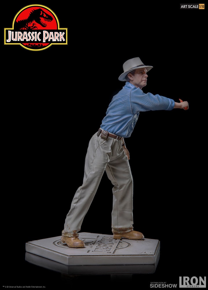 Jurassic Park Alan Grant Statue by Iron Studios | Sideshow Collectibles