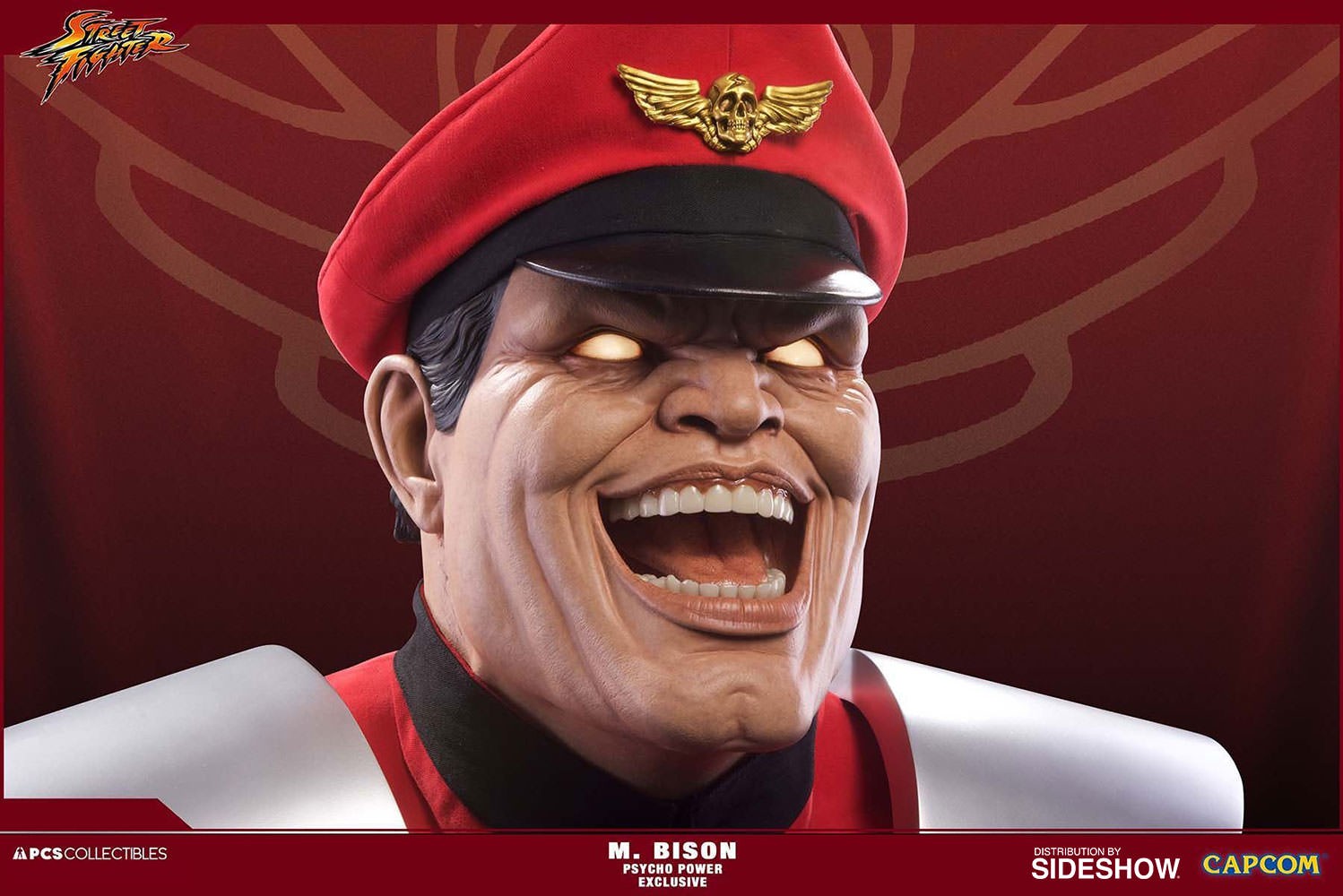 Street Fighter M Bison Life-Size Bust by Pop Culture Shock | Sideshow ...