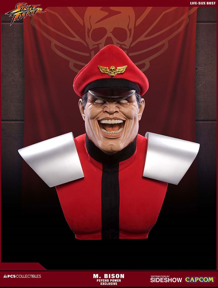Street Fighter M Bison Life-Size Bust by Pop Culture Shock | Sideshow ...
