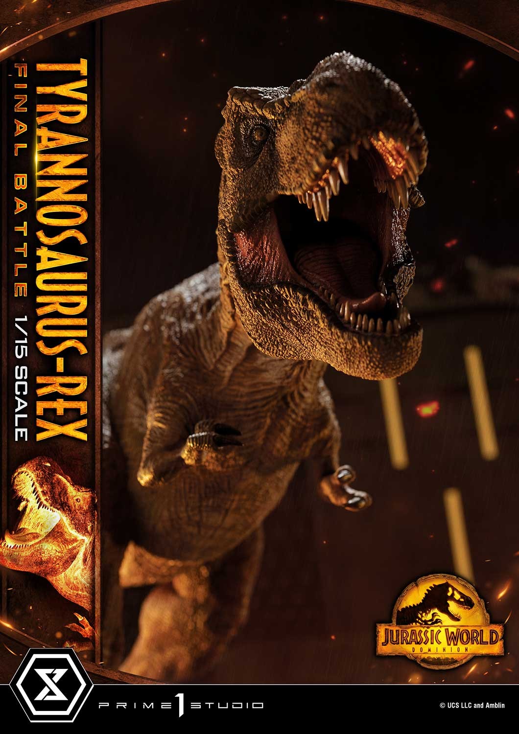 Tyrannosaurus-Rex Final Battle (Ultimate Version) Statue by Prime 1 ...