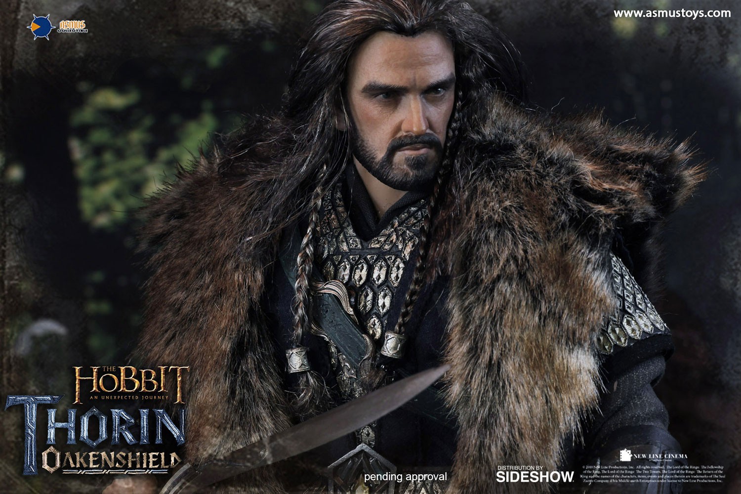 The Hobbit Thorin Oakenshield Sixth Scale Figure by Asmus Co | Sideshow ...