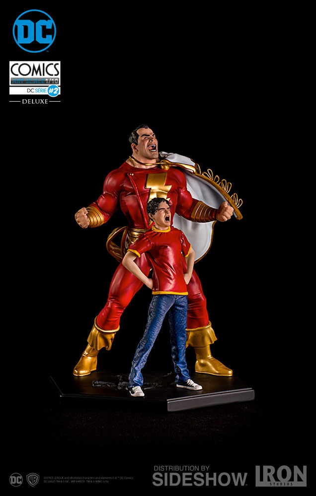 DC Comics Shazam Deluxe Statue by Iron Studios | Sideshow Collectibles