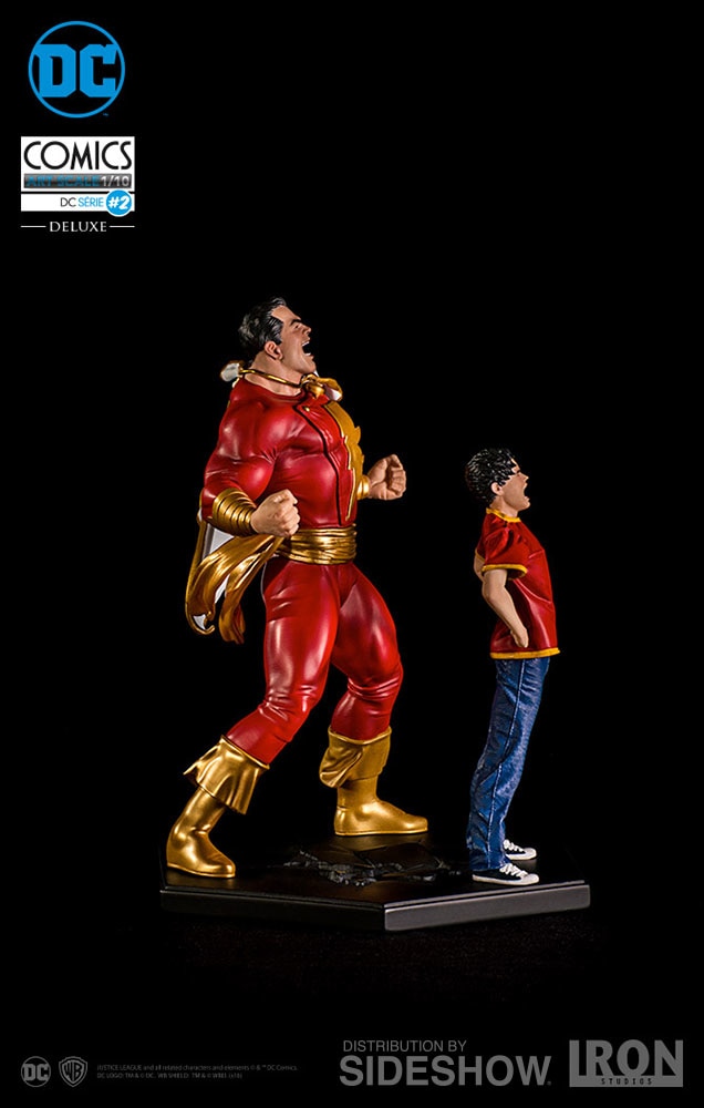 DC Comics Shazam Deluxe Statue by Iron Studios | Sideshow Collectibles