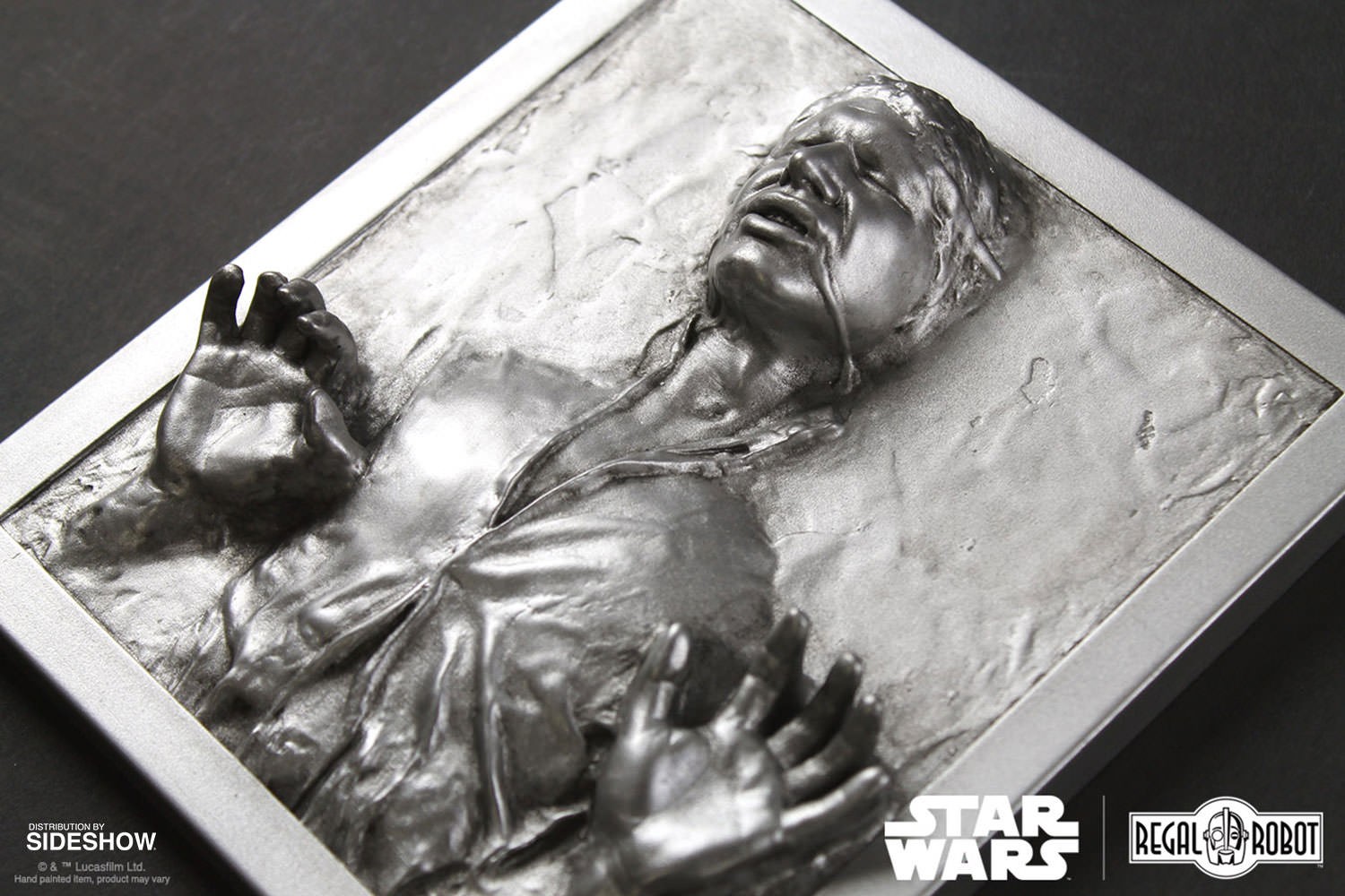 Star Wars Han Solo in Carbonite Mini Plaque Statue by Regal | Sideshow ...