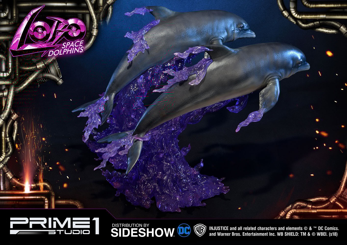 DC Comics Space Dolphins Statue by Prime 1 Studio | Sideshow Collectibles