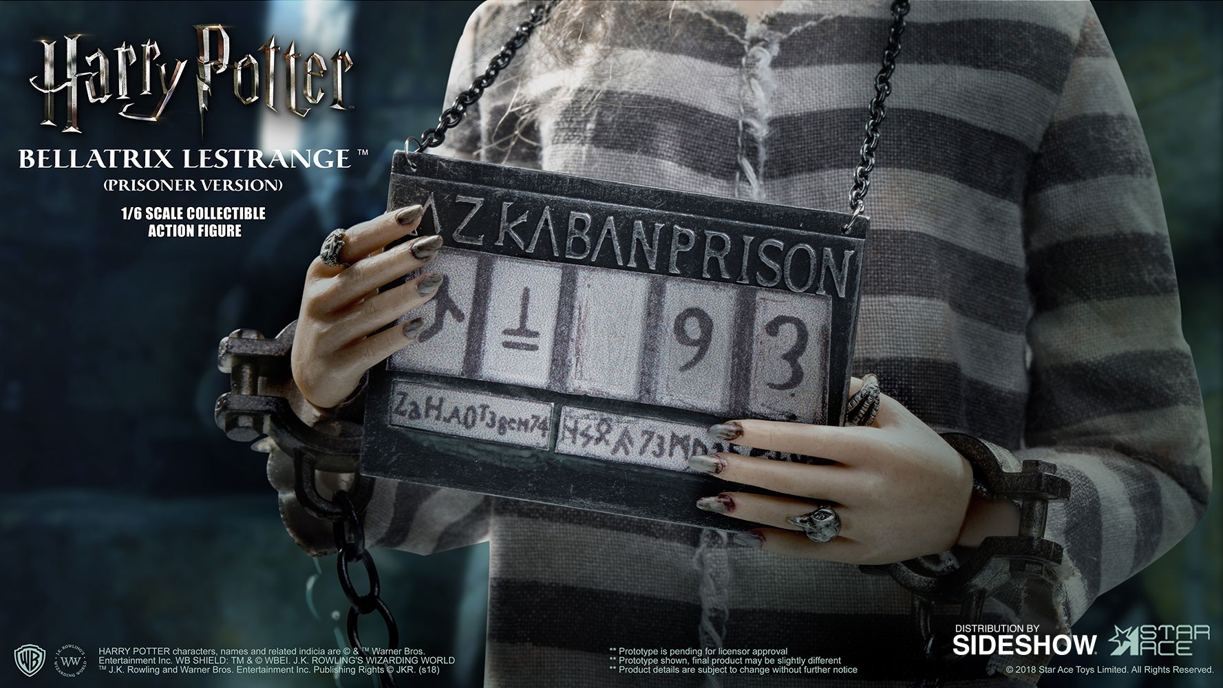 Harry Potter Bellatrix Lestrange Prisoner Version | Sideshow Collectibles