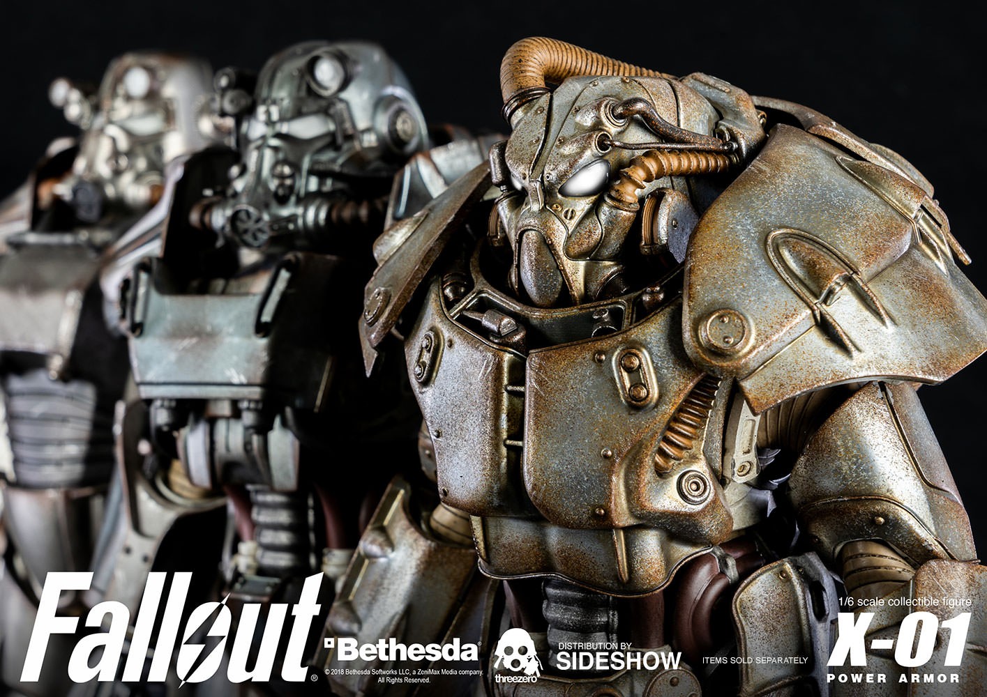 Fallout X-01 Power Armor Collectible Figure by Threezero | Sideshow ...