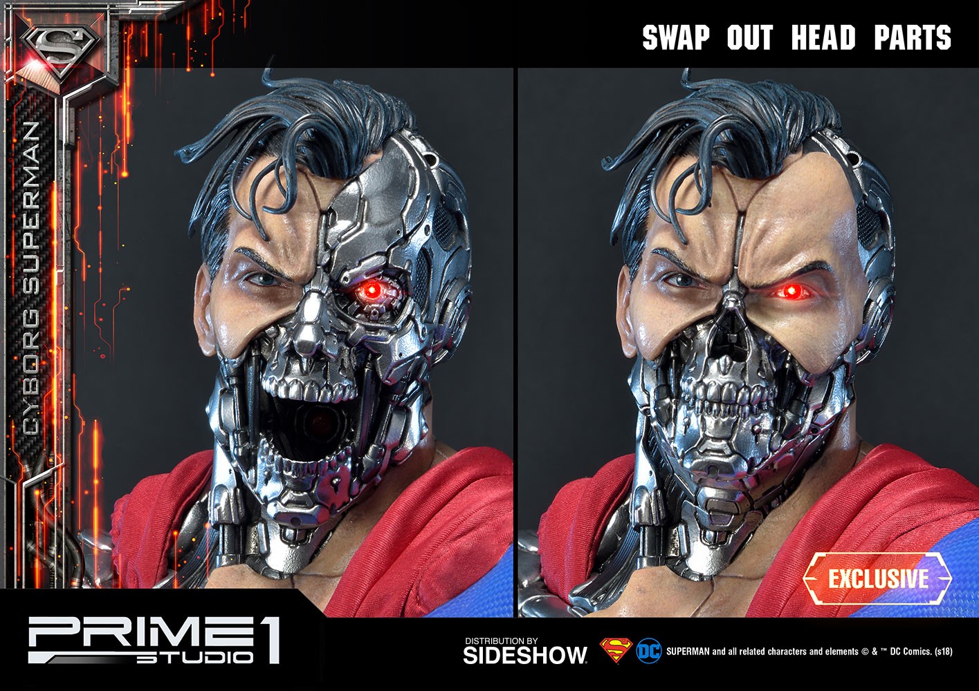 DC Comics Cyborg Superman Statue by Prime 1 Studio | Sideshow Collectibles