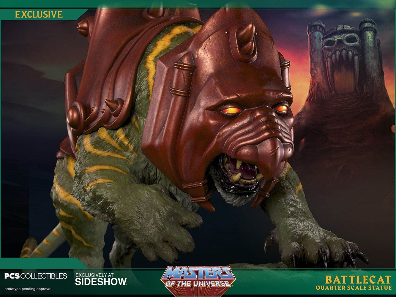 Masters of the Universe Battlecat Statue by Pop Culture Shock | Sideshow Collectibles