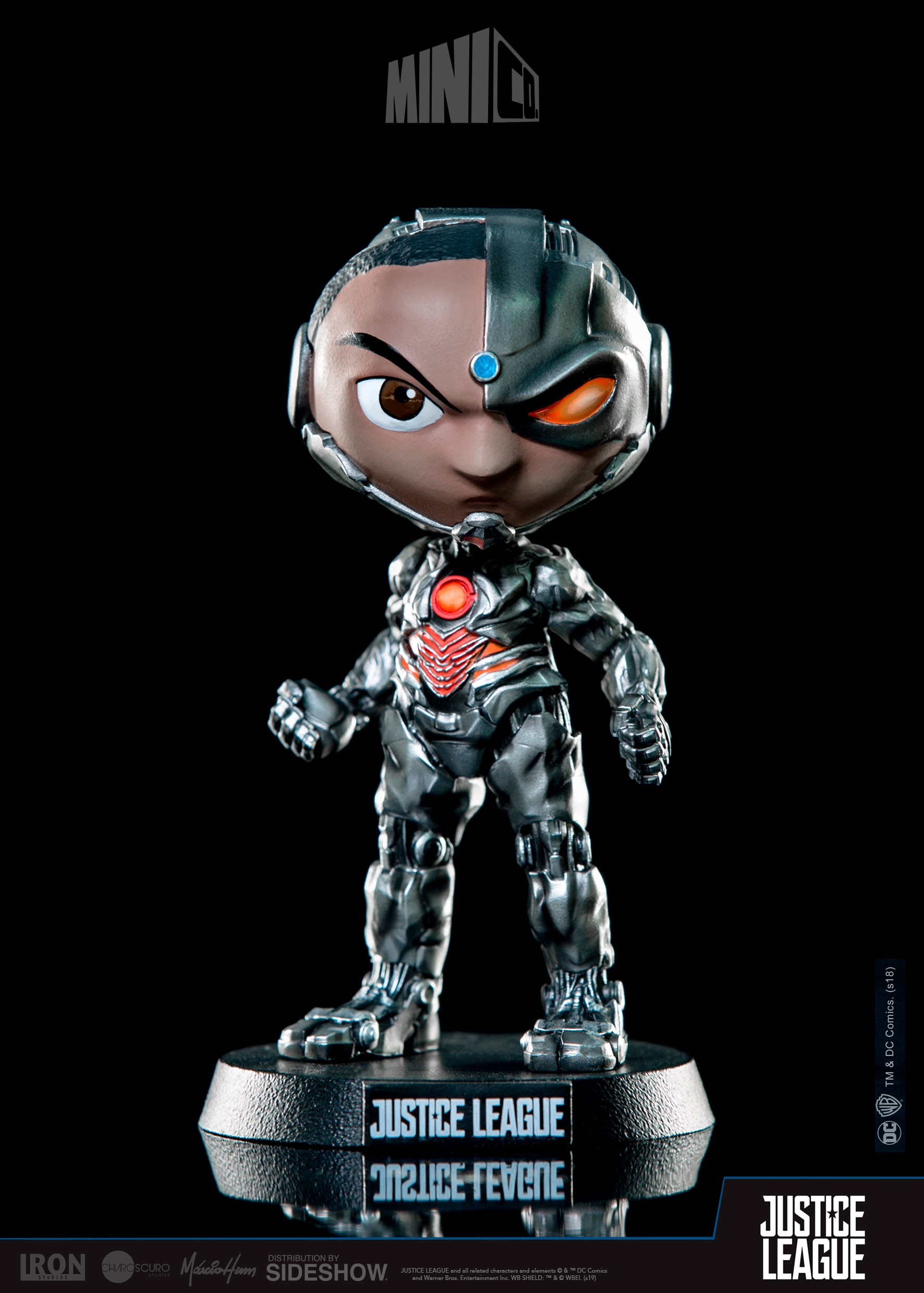 DC Comics Cyborg Mini Co Collectible Figure by Iron Studios | Sideshow ...