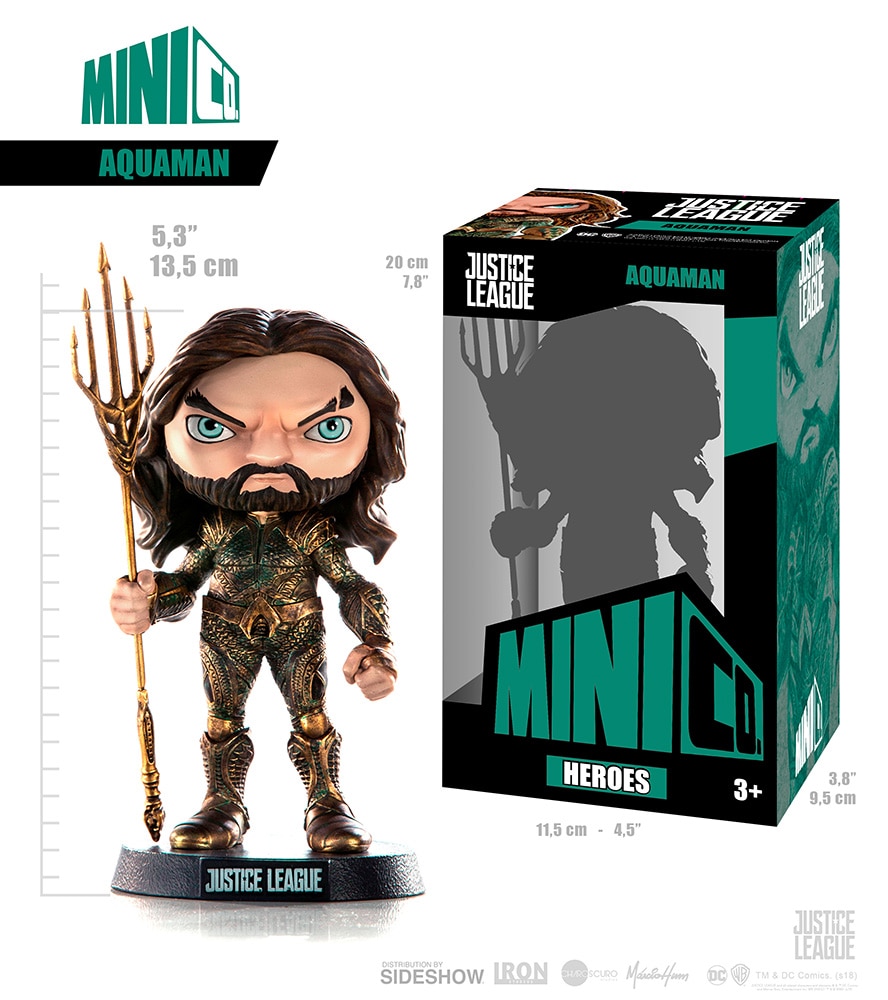 Dc Comics Aquaman Mini Co Collectible Figure By Iron Studios Sideshow