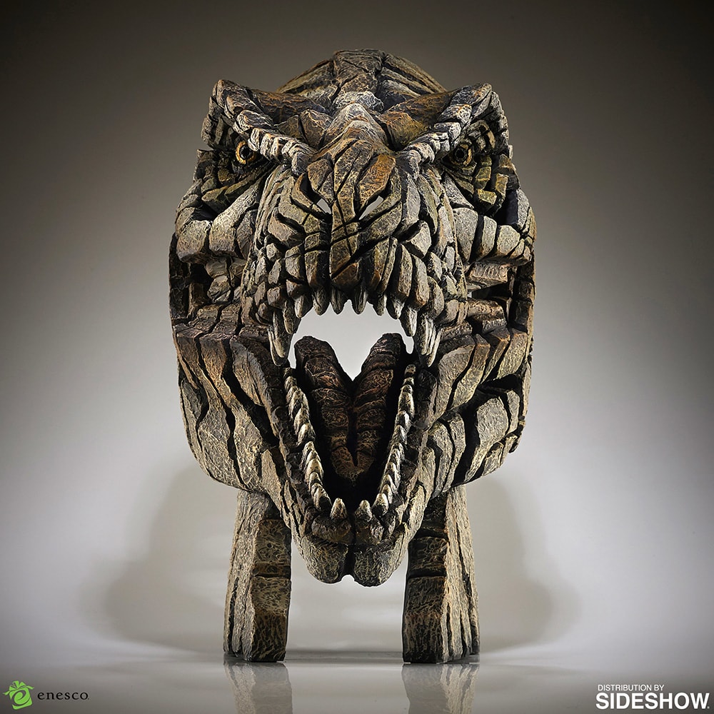 T-Rex Bust Edge Sculpture | Sideshow Collectibles