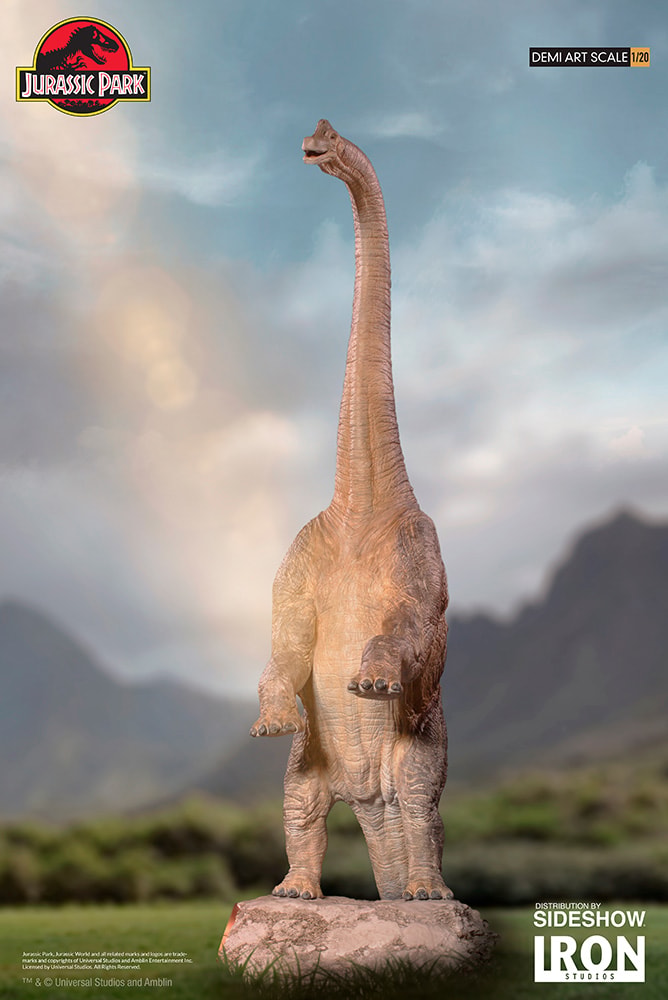 Jurassic Park Brachiosaurus Art Scale Statue by Iron Studios | Sideshow ...