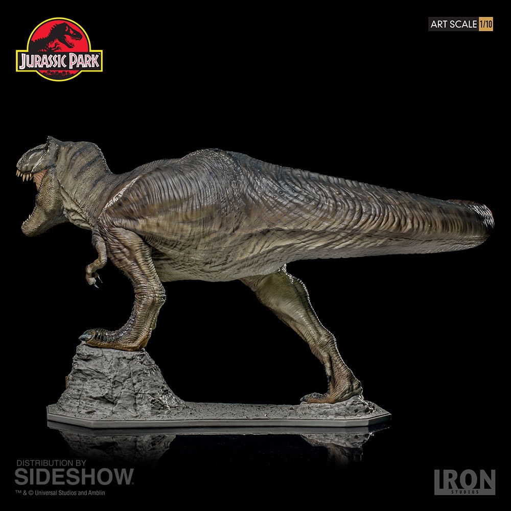 Jurassic Park T-Rex Statue by Iron Studios | Sideshow Collectibles