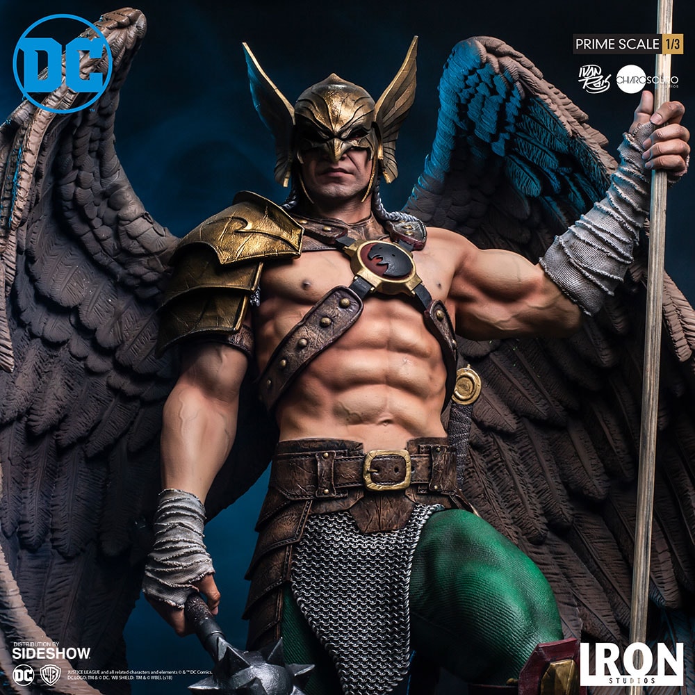 DC Comics Hawkman Closed Wings Statue by Iron Studios | Sideshow ...