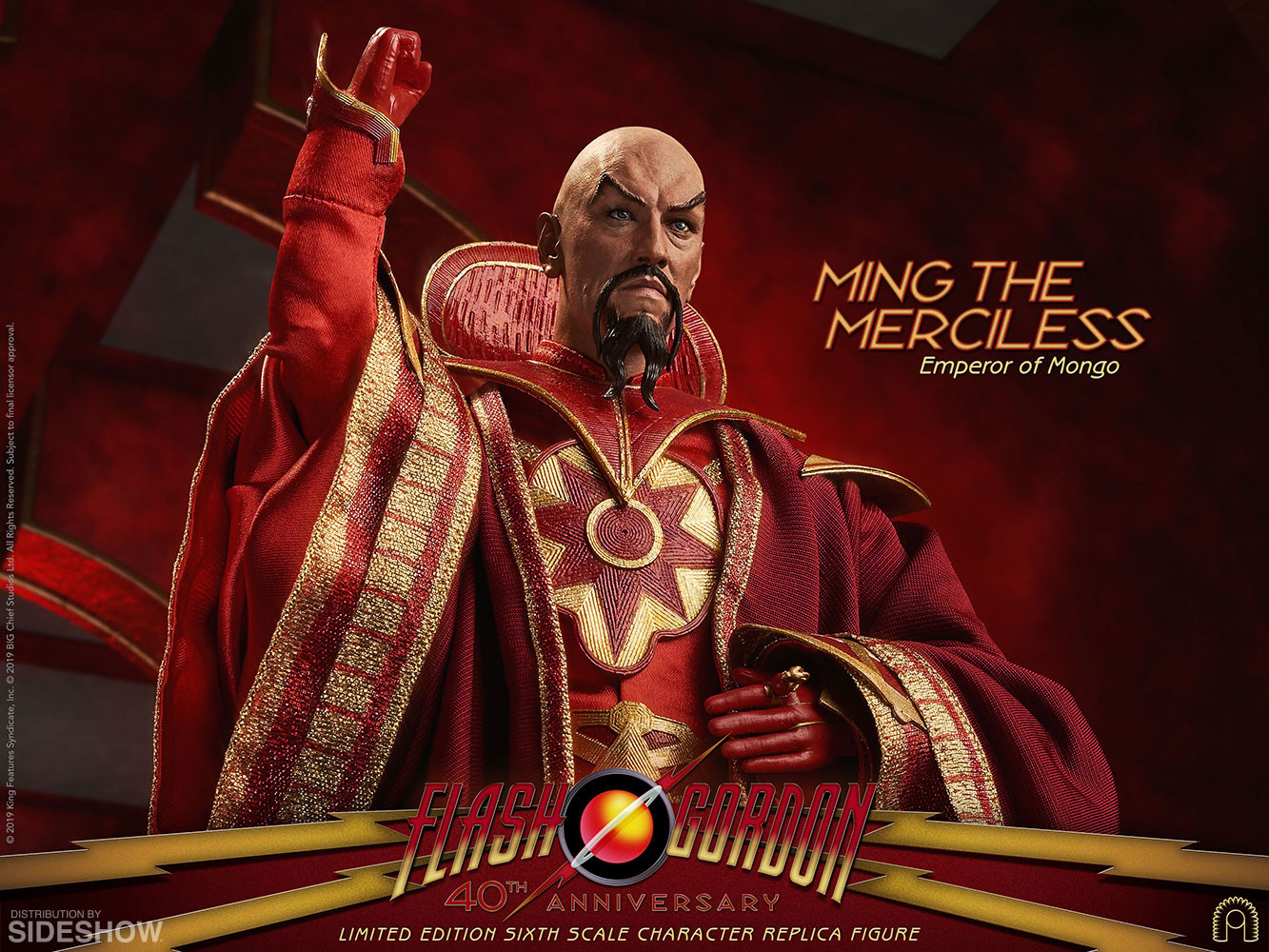 Ming the Merciless Emperor of Mongo Character Replica Figure | Sideshow ...