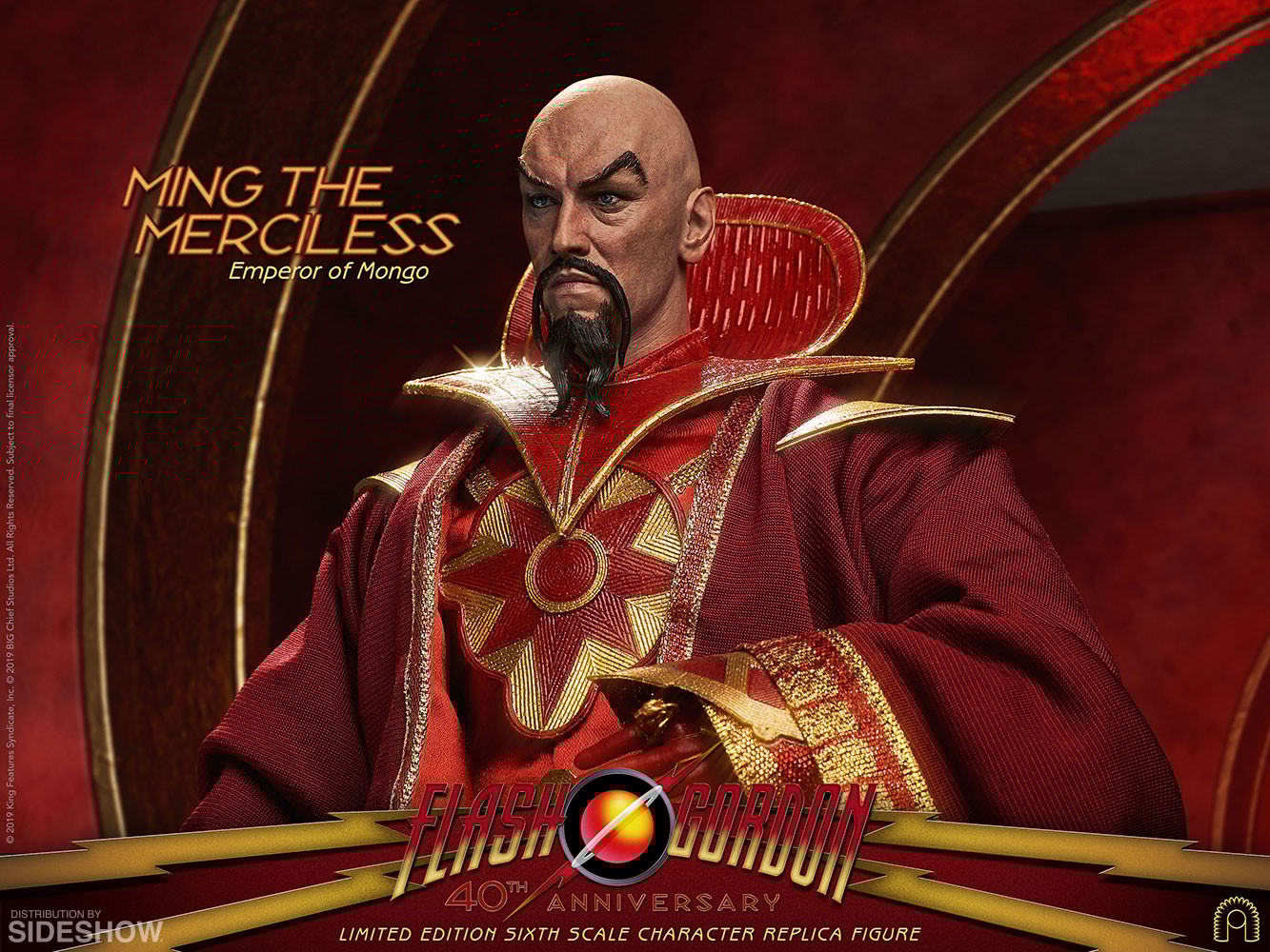 Ming the Merciless Emperor of Mongo Character Replica Figure | Sideshow ...