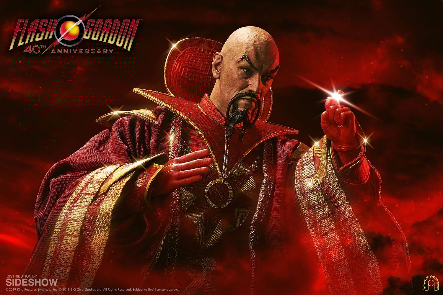 Ming the Merciless Emperor of Mongo Character Replica Figure | Sideshow ...
