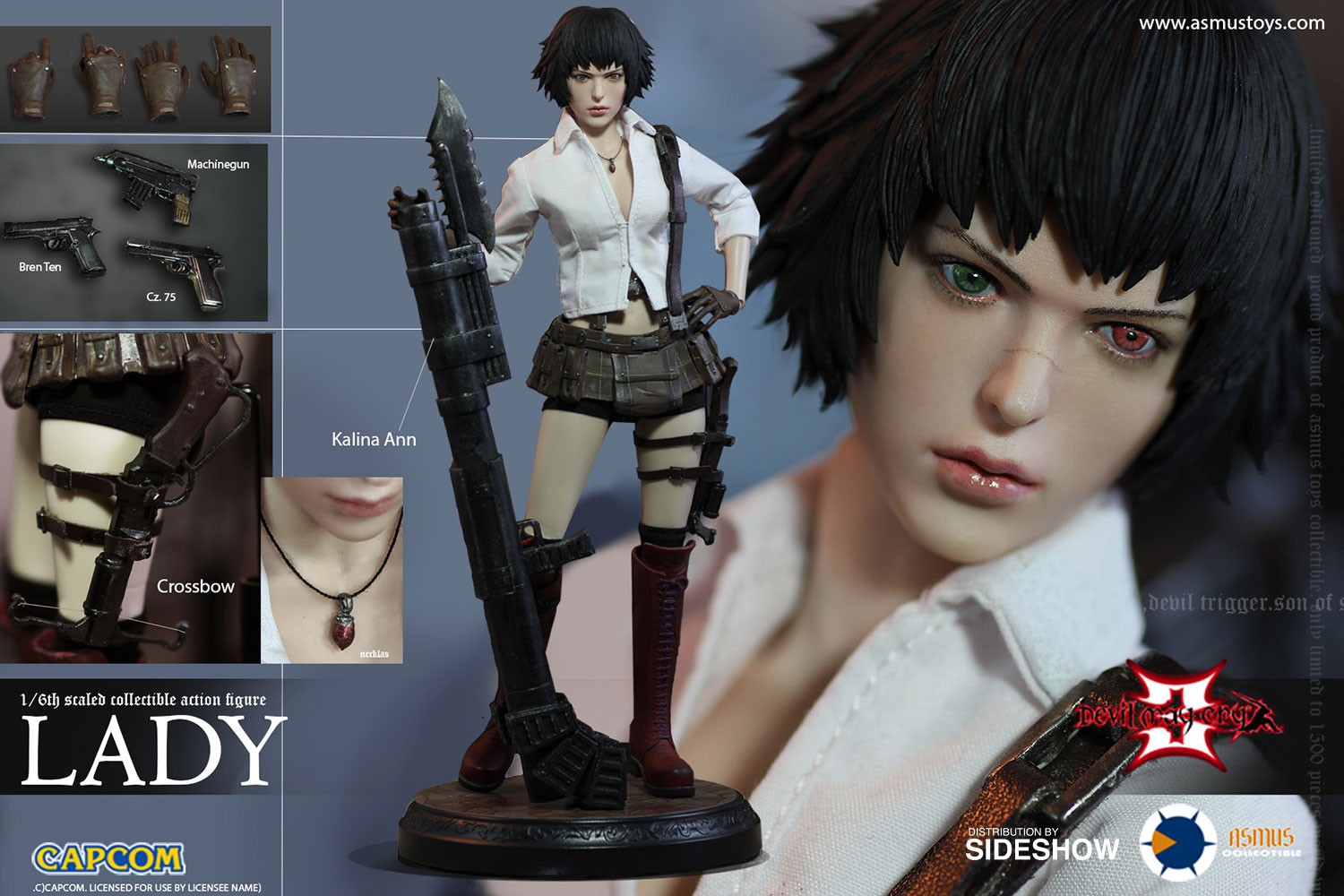 Devil May Cry Lady Sixth Scale Figure by Asmus Collectible | Sideshow ...