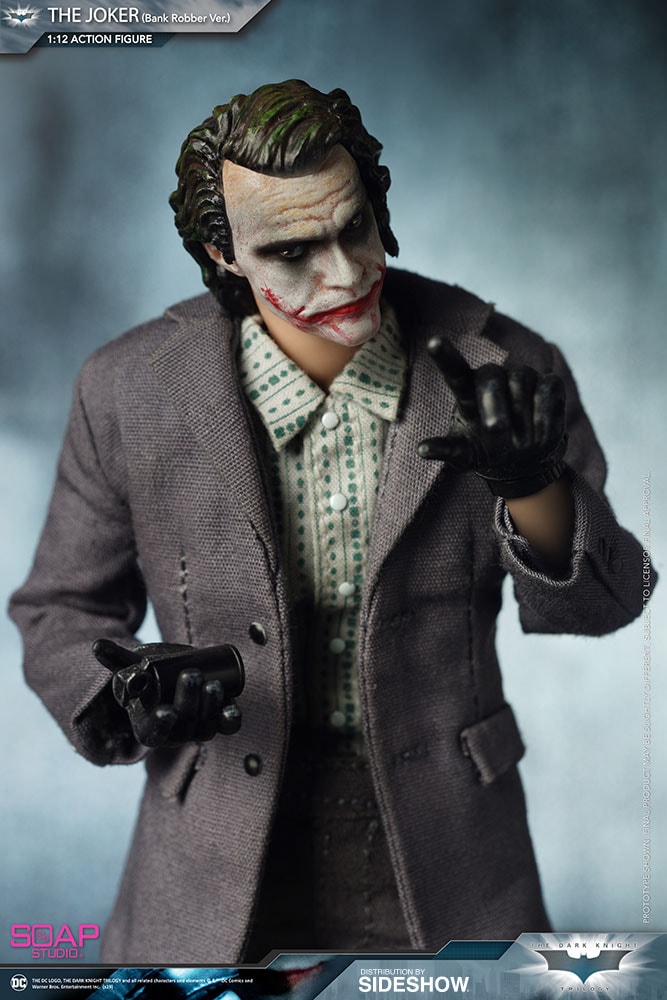 The Joker (Bank Robber Version) 1:12 Action Figure | Sideshow Collectibles