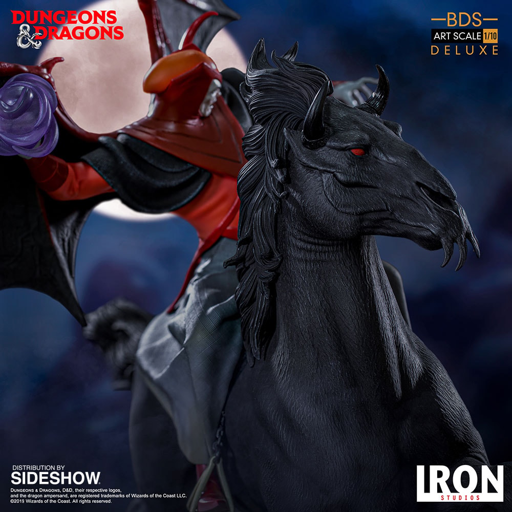 Dungeons & Dragons Venger with Nightmare & Shadow Demon Deluxe Statue | Sideshow Collectibles