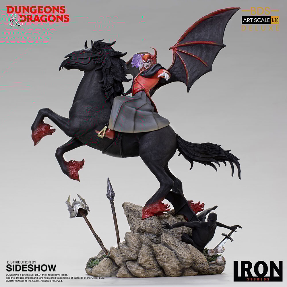Dungeons & Dragons Venger with Nightmare & Shadow Demon Deluxe Statue ...