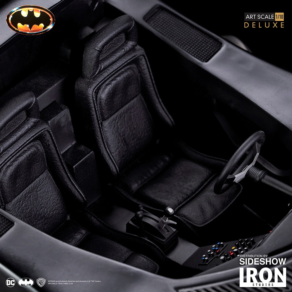 Batman & Batmobile Deluxe Art Scale Statue by Iron Studios | Sideshow ...