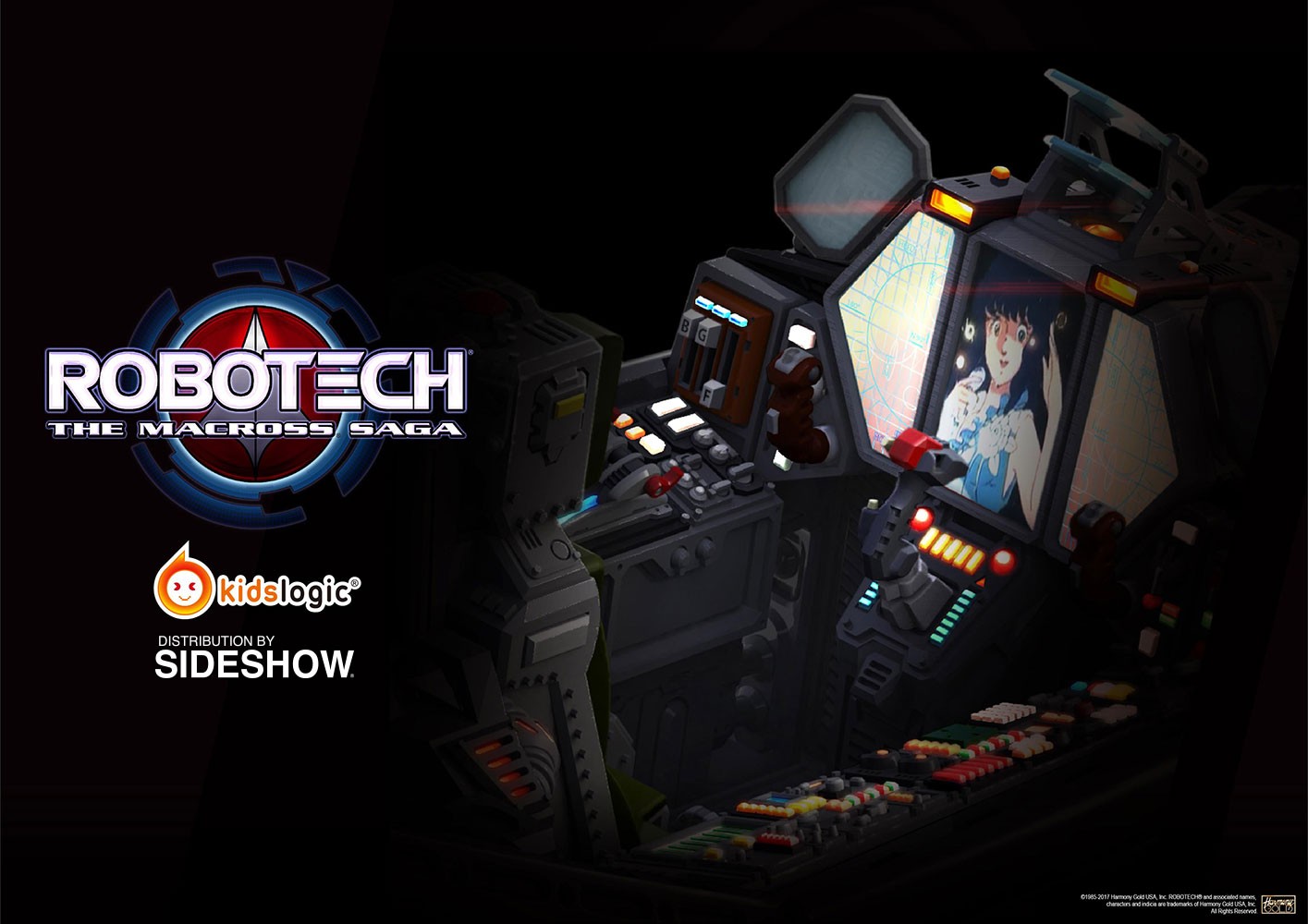 Robotech Macross VF-1J Cockpit by Kids Logic Company Limited | Sideshow ...