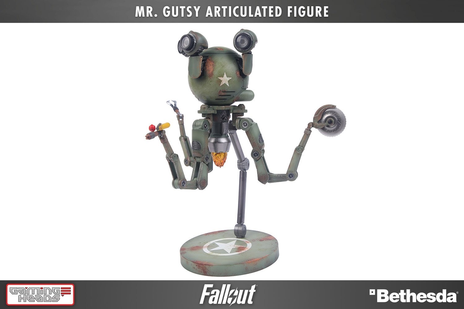 Fallout Mister Handy Deluxe Figure by Gaming Heads | Sideshow Collectibles