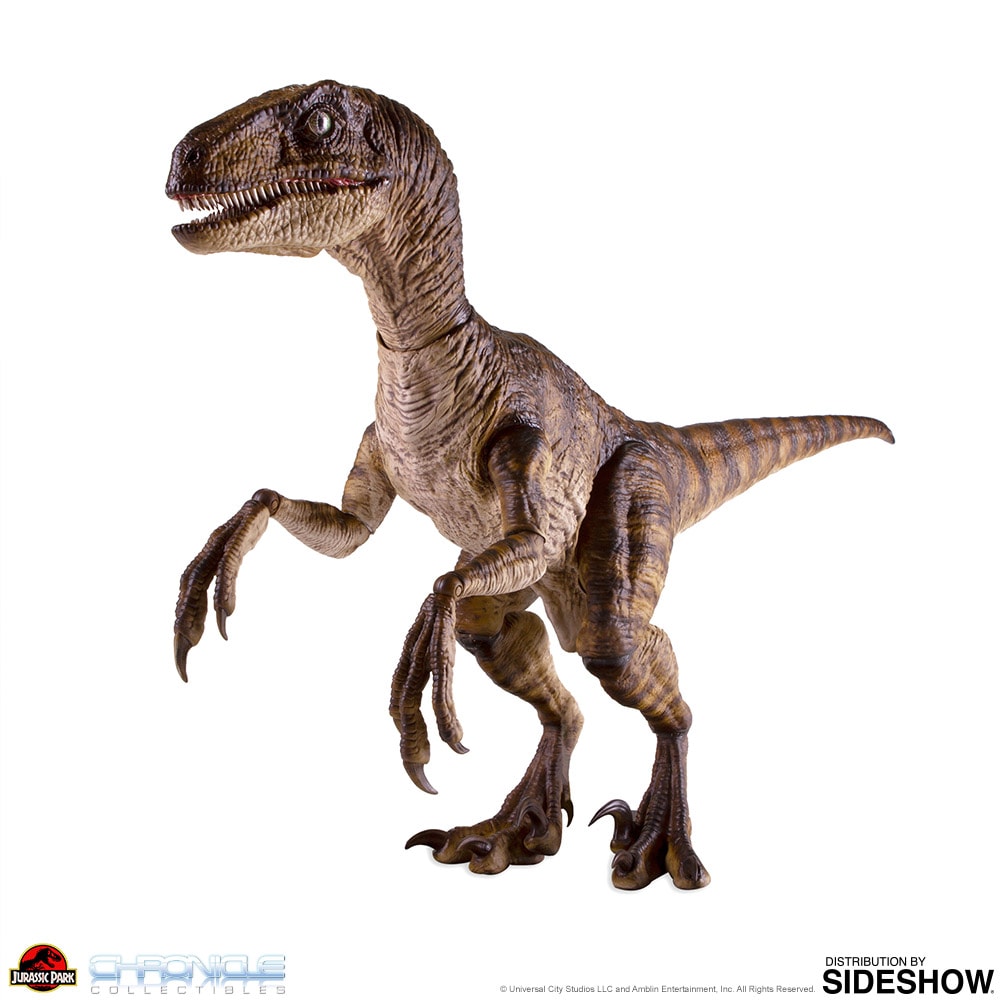 Jurassic Park Dr. Alan Grant and Velociraptor Sixth Scale Figure Set ...