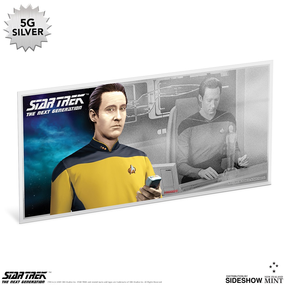 Data 5g Silver Coin Note by New Zealand Mint | Sideshow Collectibles