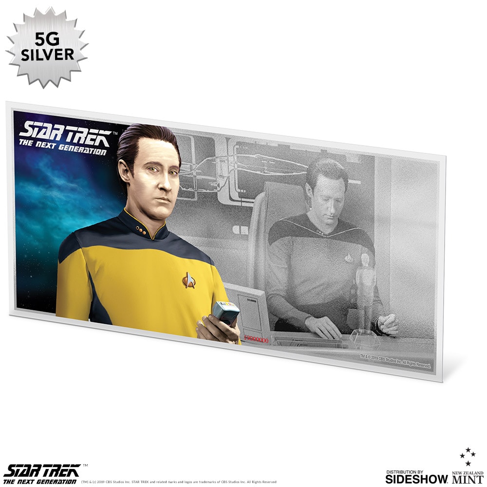 Data 5g Silver Coin Note by New Zealand Mint | Sideshow Collectibles