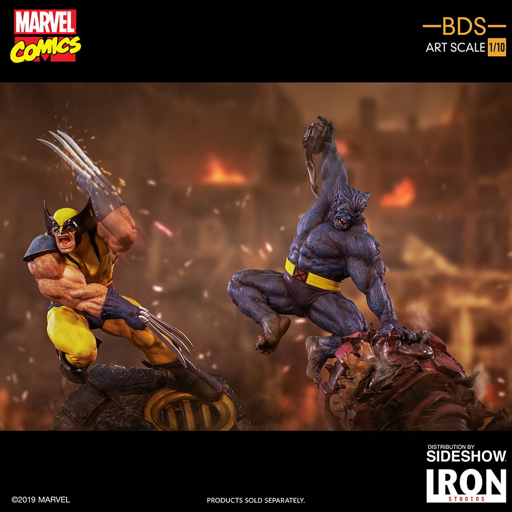 Marvel Beast Art Scale Statue by Iron Studios | Sideshow Collectibles