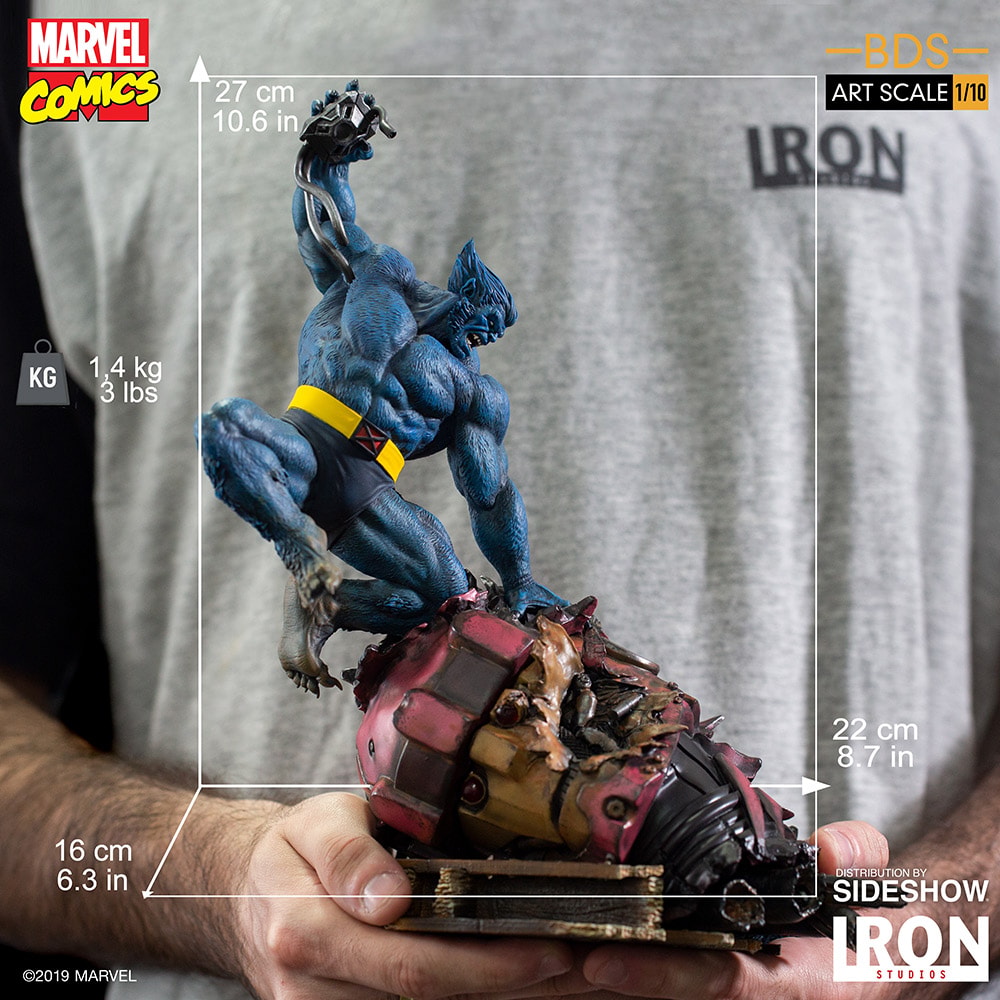 Marvel Beast Art Scale Statue by Iron Studios | Sideshow Collectibles