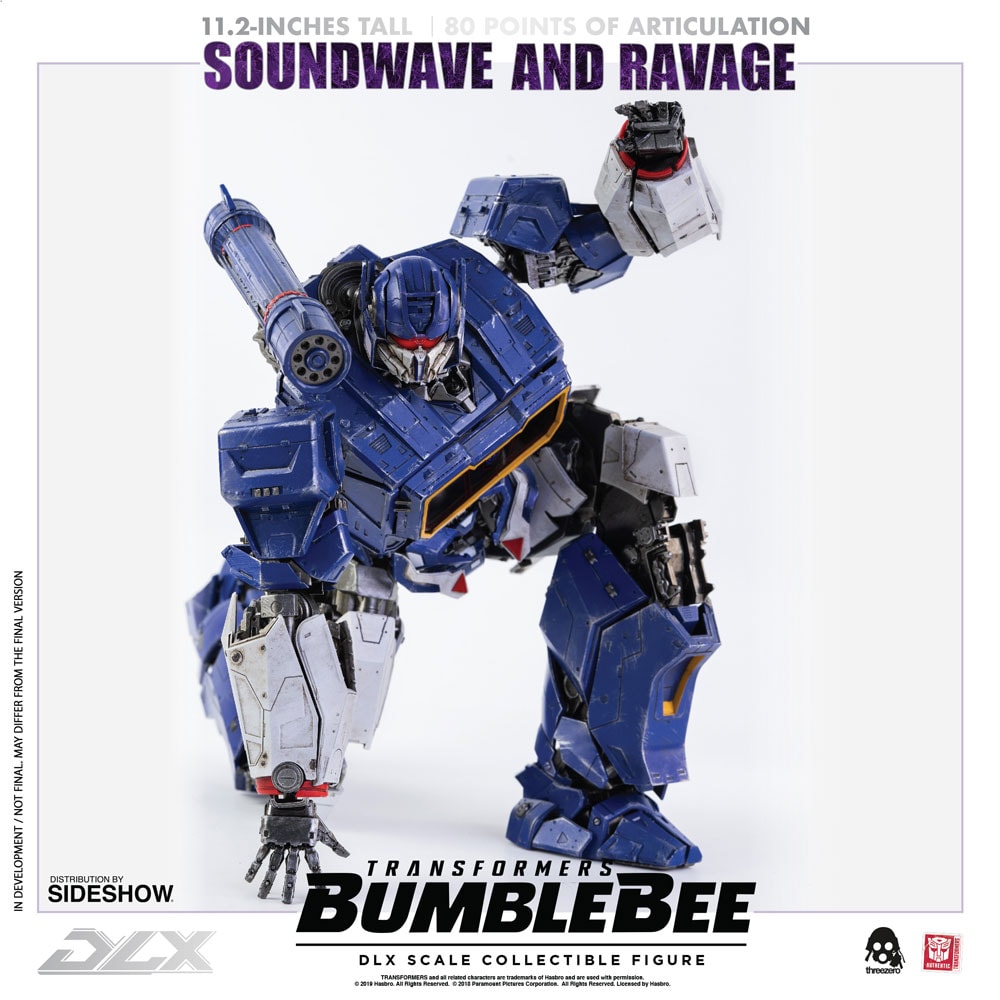 Transformers Soundwave & Ravage DLX Collectible Figure by Threezero ...