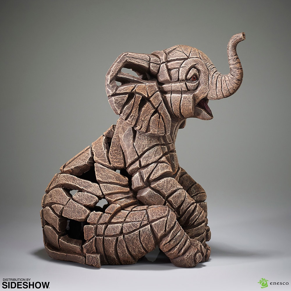 Elephant Calf Edge Sculpture Statue by Enesco | Sideshow Collectibles