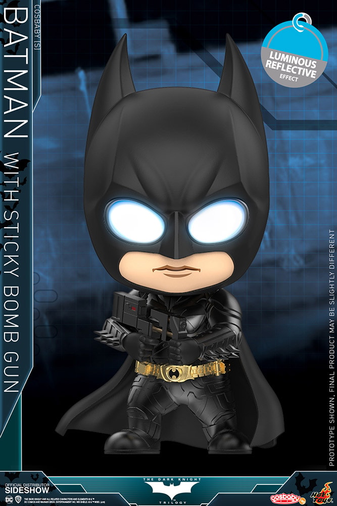 Batman with Sticky Bomb Gun Cosbaby by Hot Toys | Sideshow Collectibles