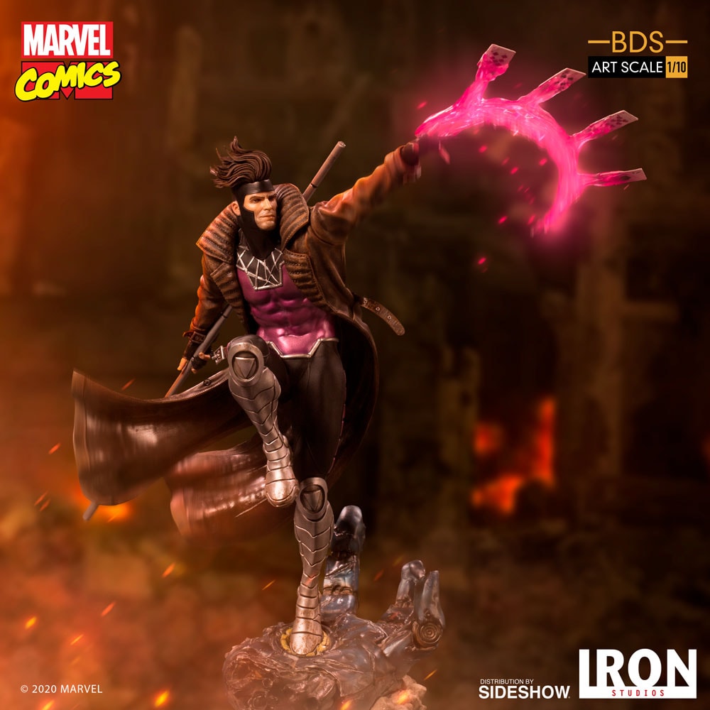 Marvel Gambit Art Scale Statue by Iron Studios | Sideshow Collectibles