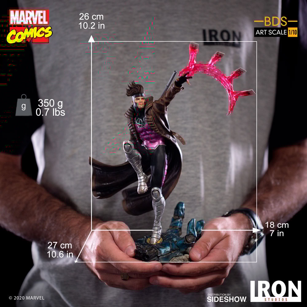 Marvel Gambit Art Scale Statue by Iron Studios | Sideshow Collectibles