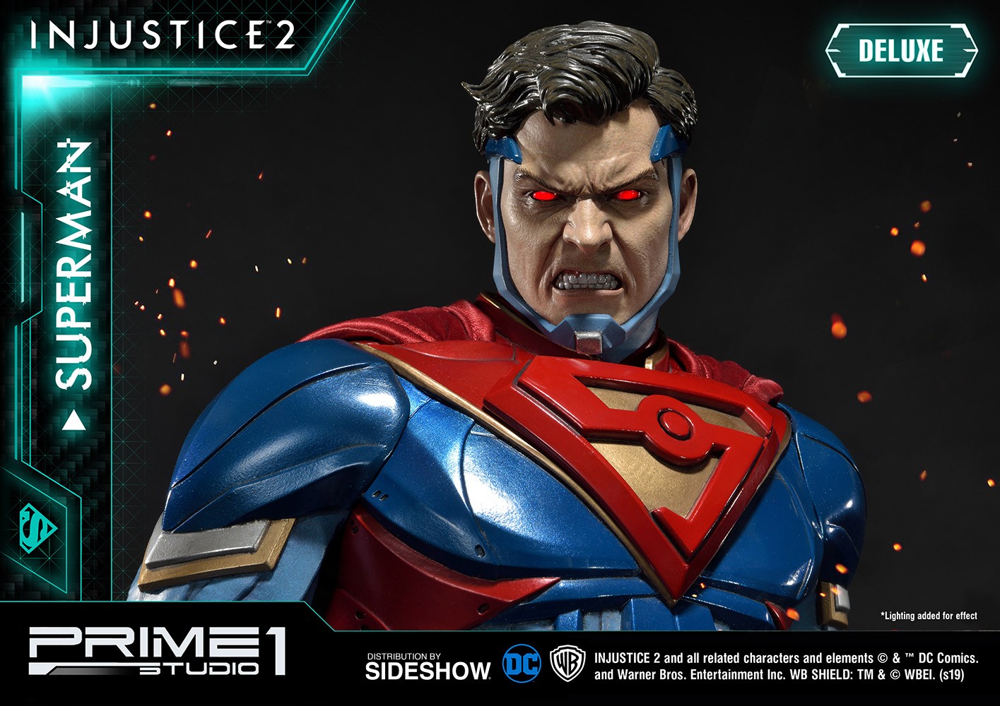 Superman Deluxe Version Injustice 2 Statue | Sideshow Collectibles