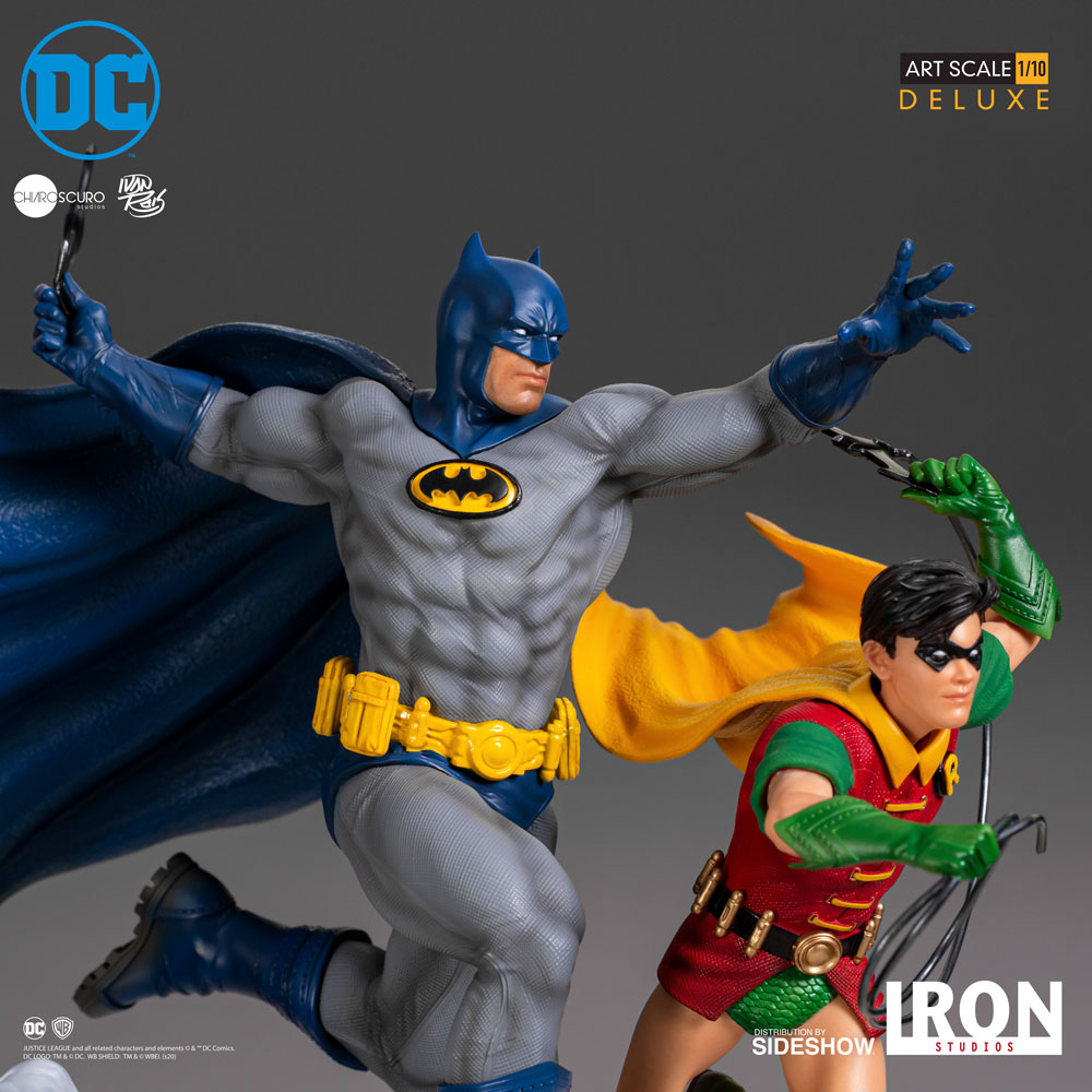 Batman & Robin Deluxe Statue by Ivan Reis from Iron Studios | Sideshow ...