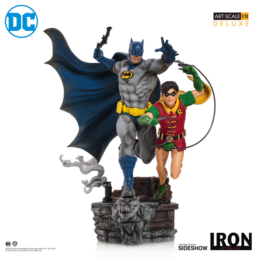Batman & Robin Deluxe Statue by Ivan Reis from Iron Studios | Sideshow ...