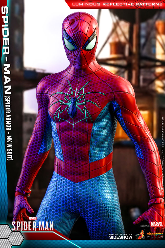 Spider-Man (Spider Armor - MK IV Suit) Sixth Scale Collectible Figure ...